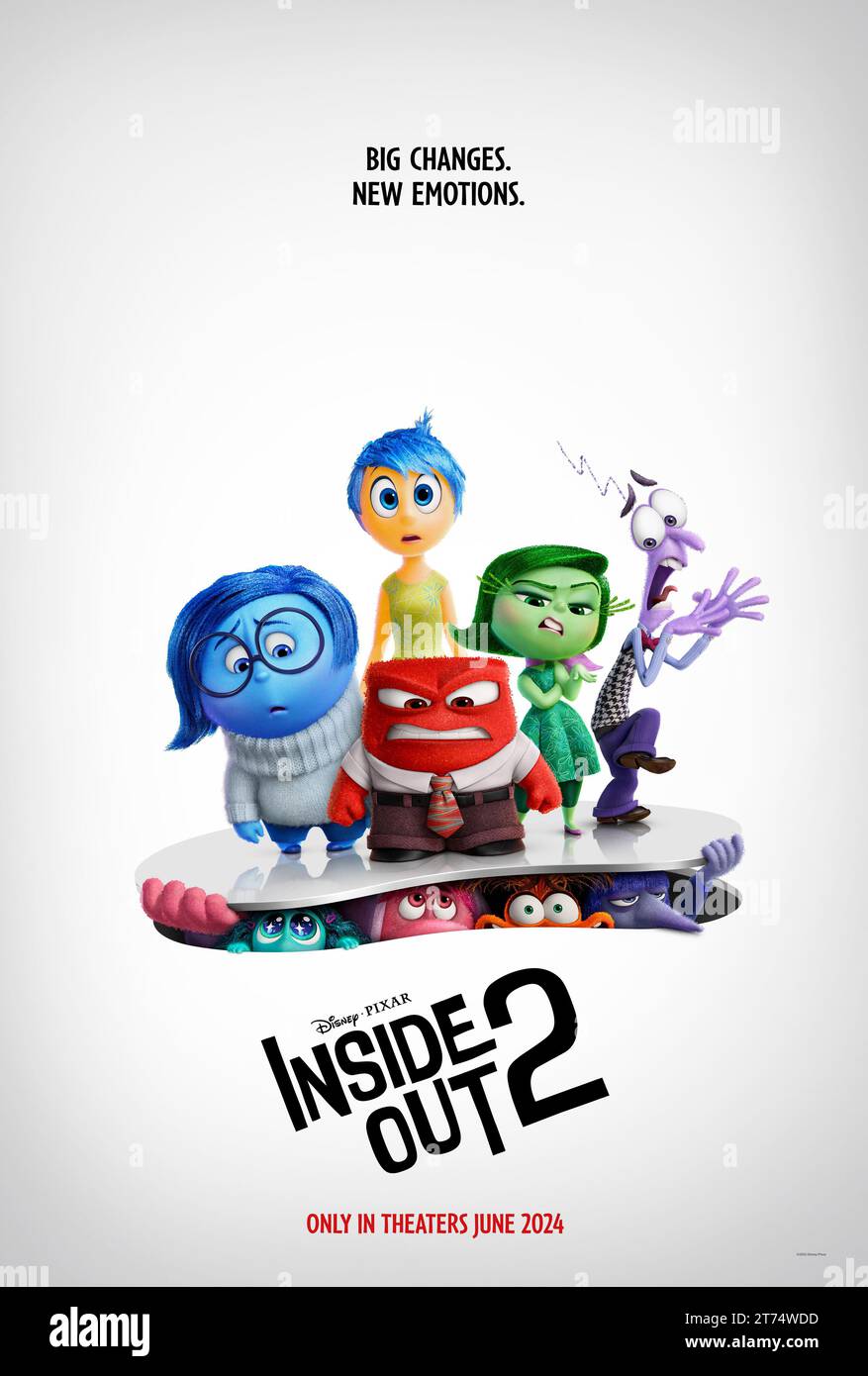 Inside Out 2 poster Stock Photo - Alamy
