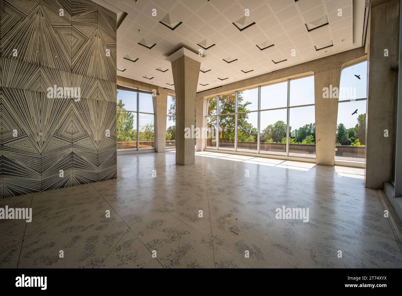 Entrance Hall In A Vacant Administration Building Stock Photo - Alamy