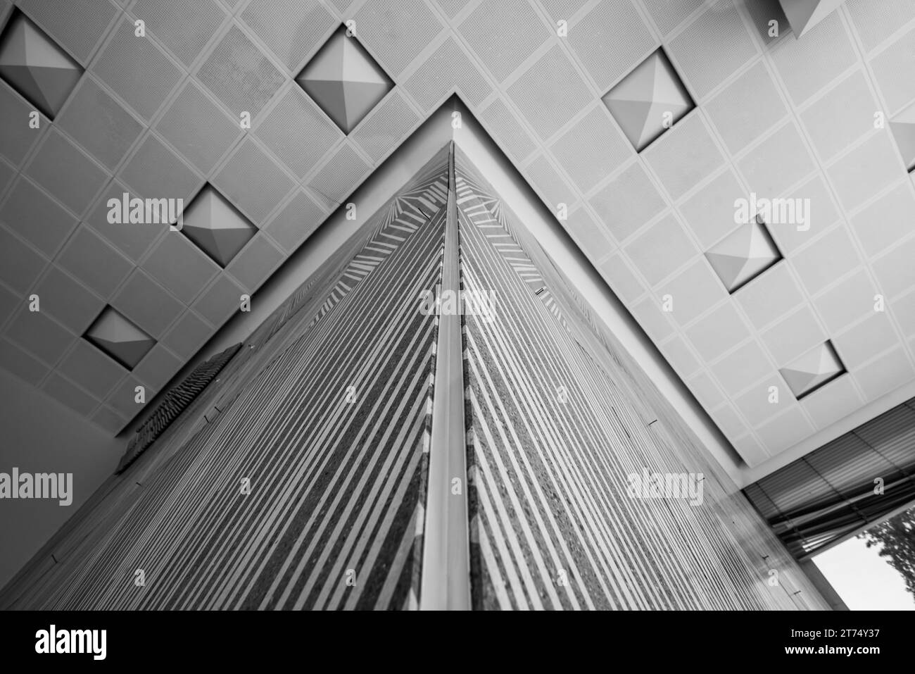 Entrance Hall In A Vacant Administration Building Stock Photo - Alamy