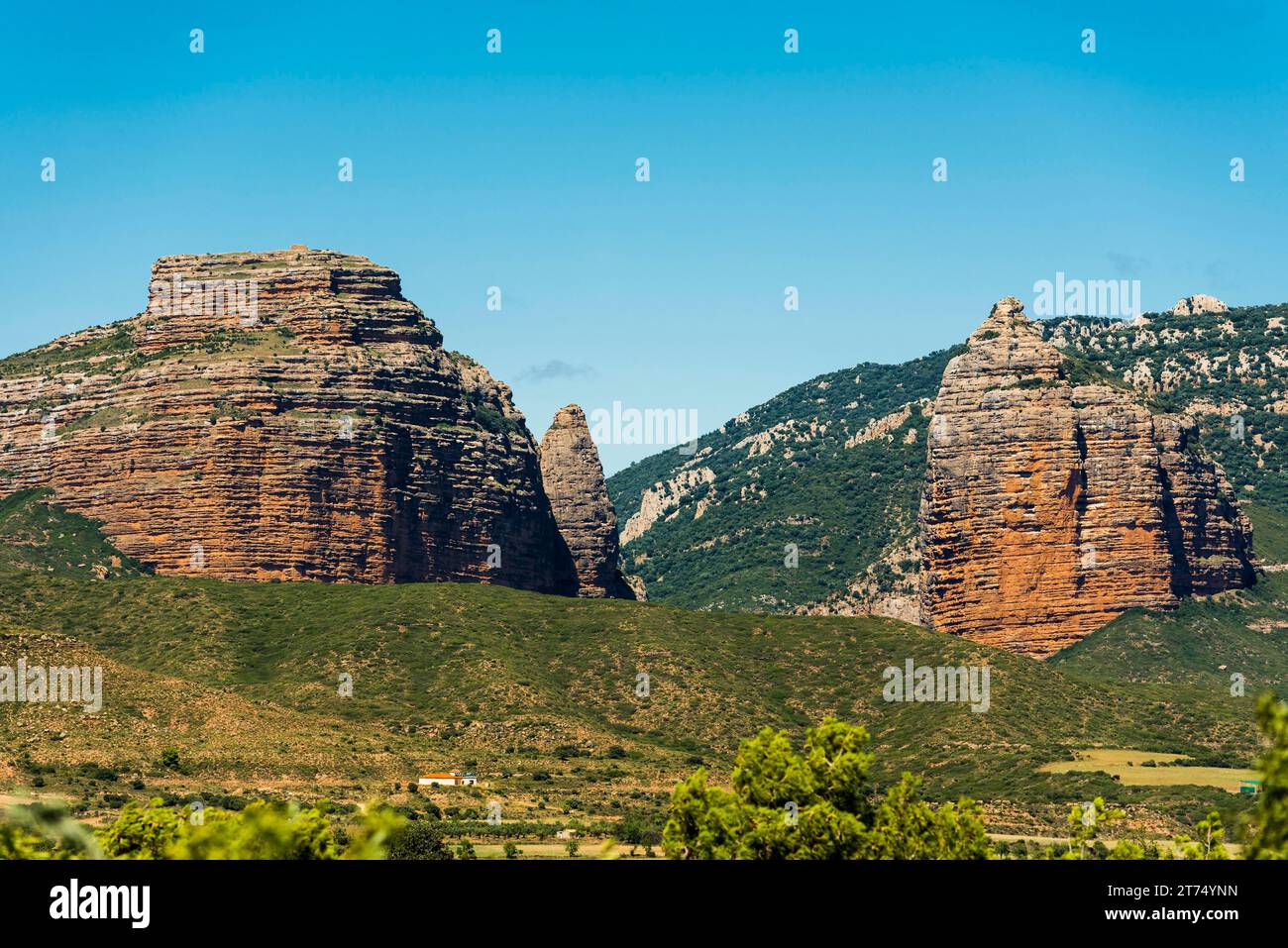 Canyon, Salto de Roldan, Huesca, Aragon, Pyrenees, Spain Stock Photo ...