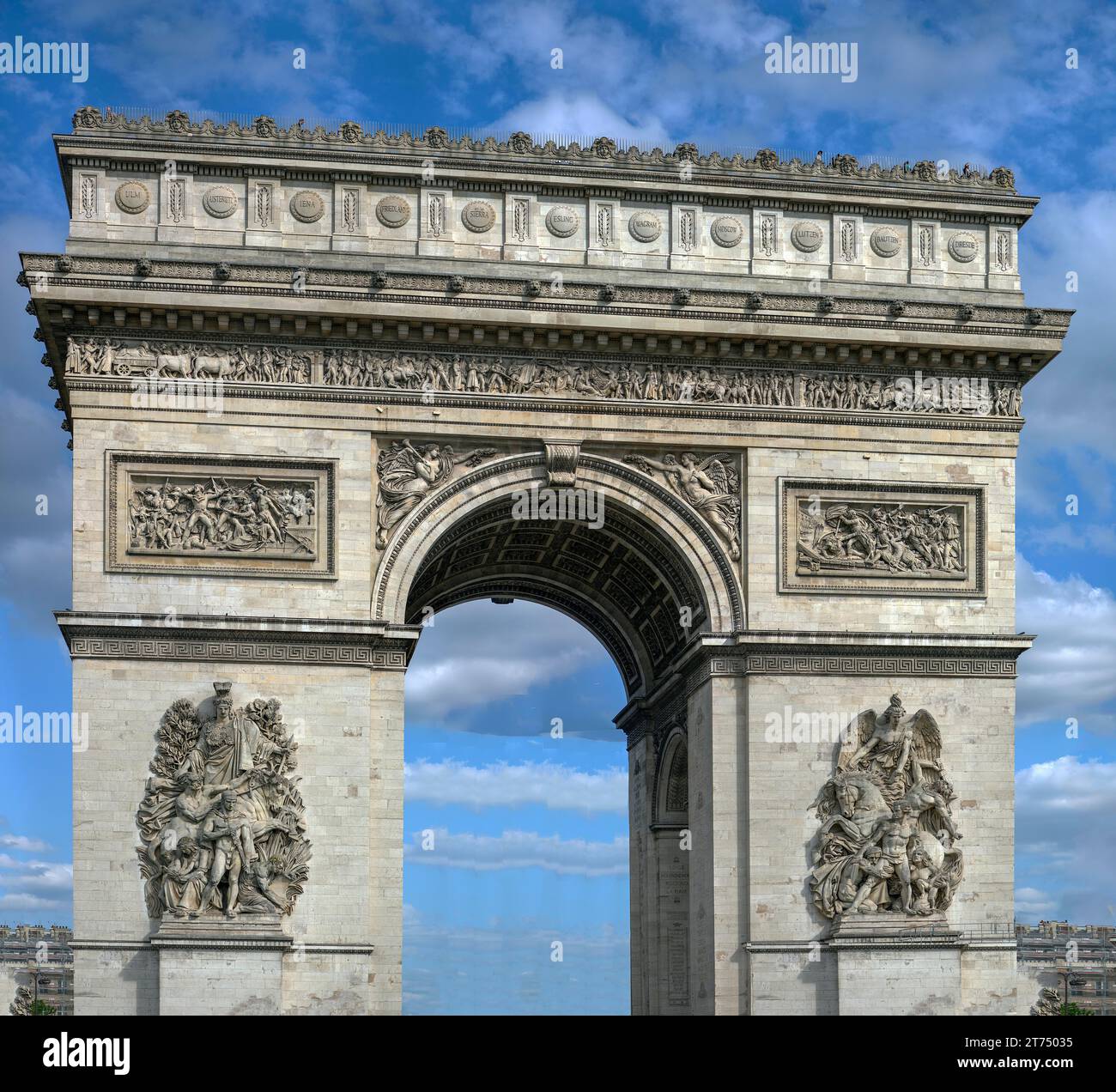 The arc de triomphe building hi-res stock photography and images - Alamy