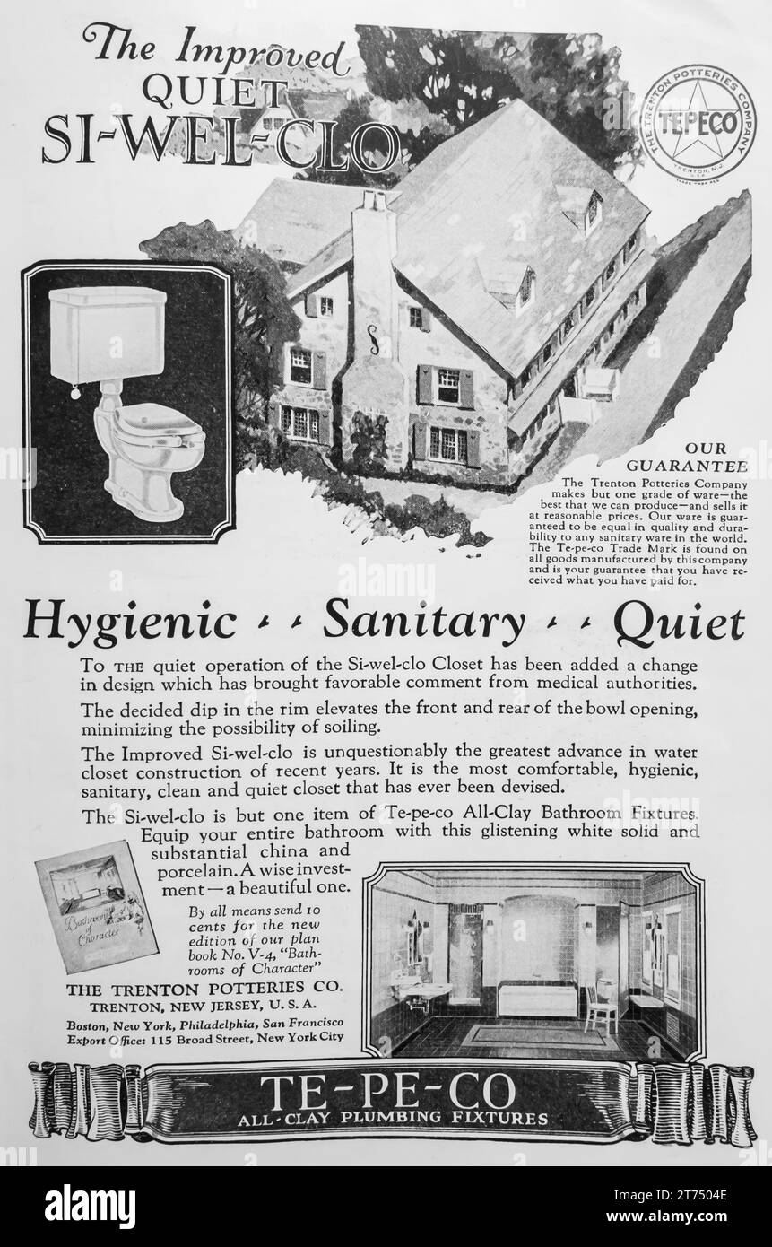 1920s bathroom ads hi-res stock photography and images - Alamy
