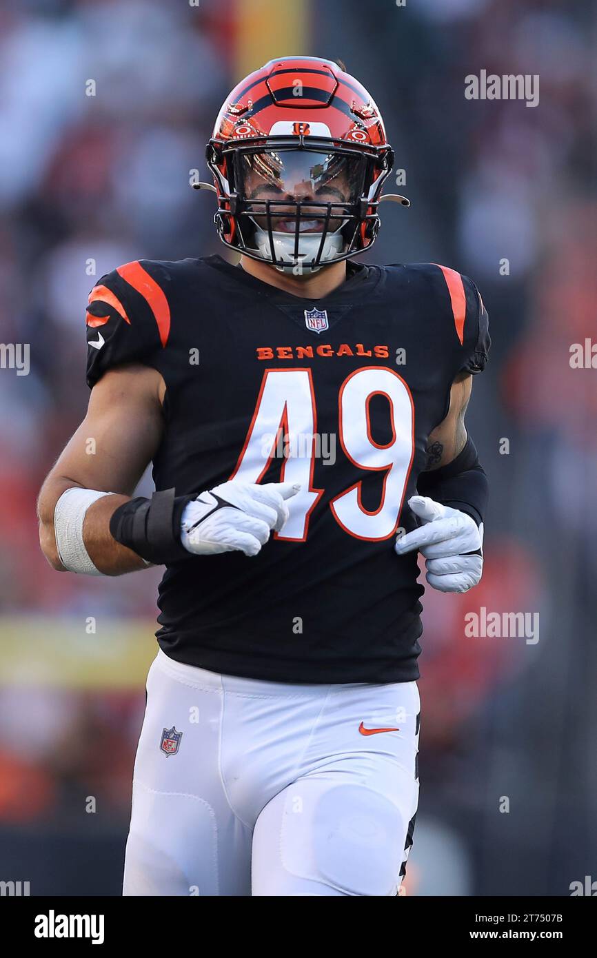 Cincinnati Bengals linebacker Joe Bachie (49) during an NFL football ...