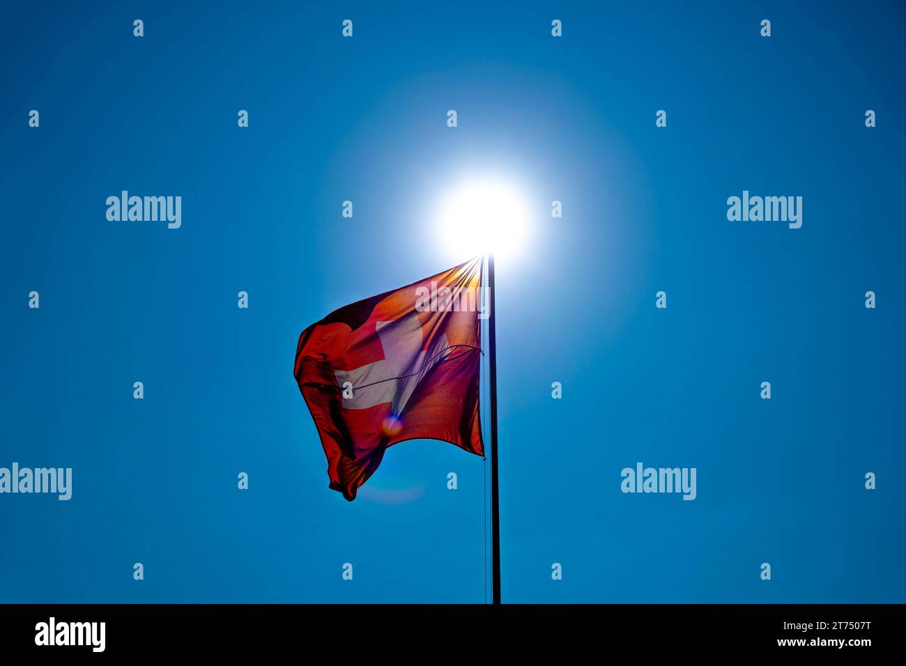 Switzerland national flag hi-res stock photography and images - Alamy