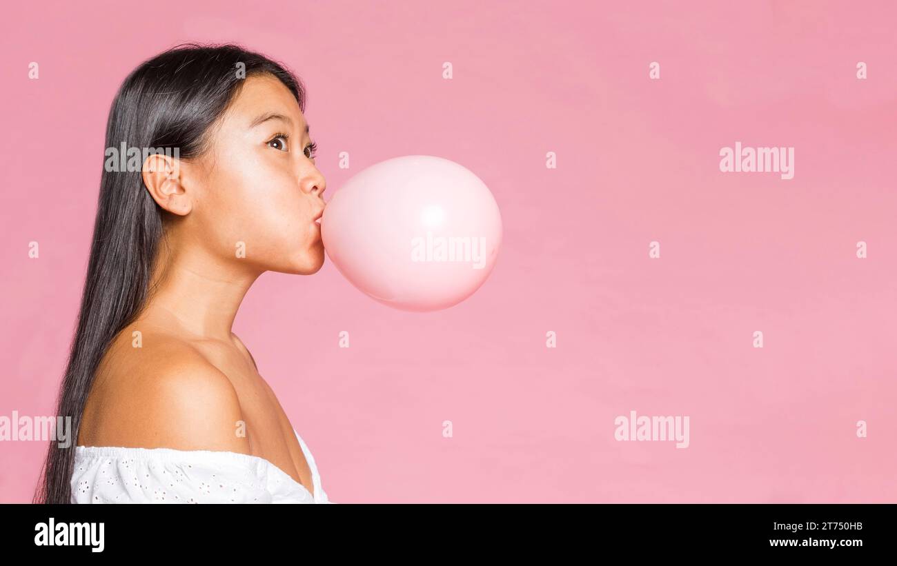 Balloon person hi-res stock photography and images - Alamy