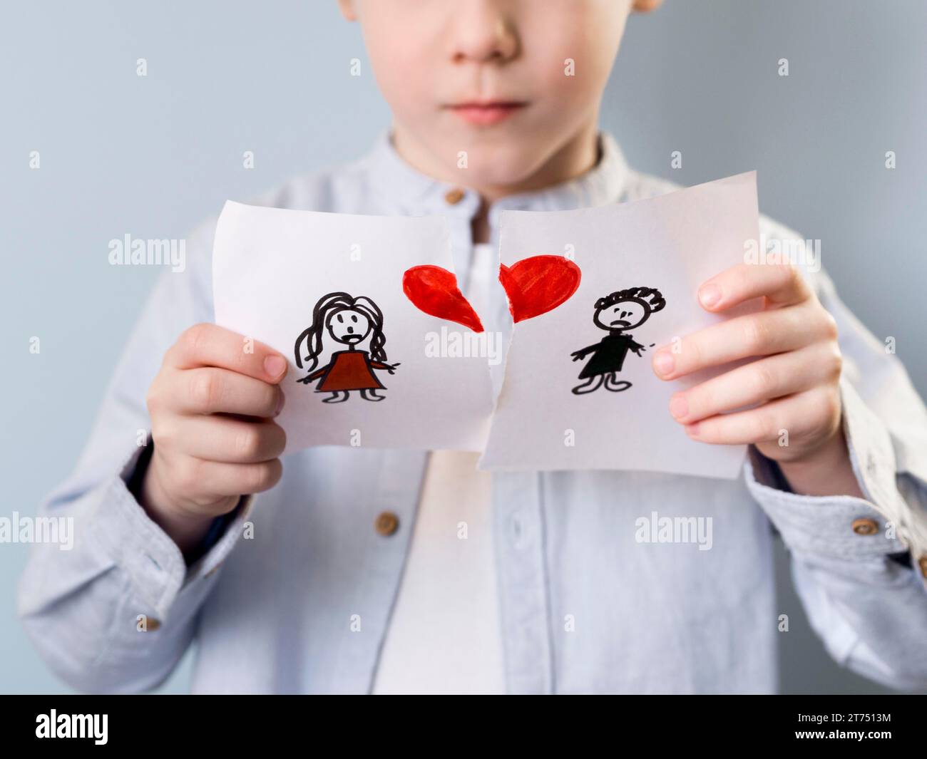 Broken draw with family Stock Photo - Alamy