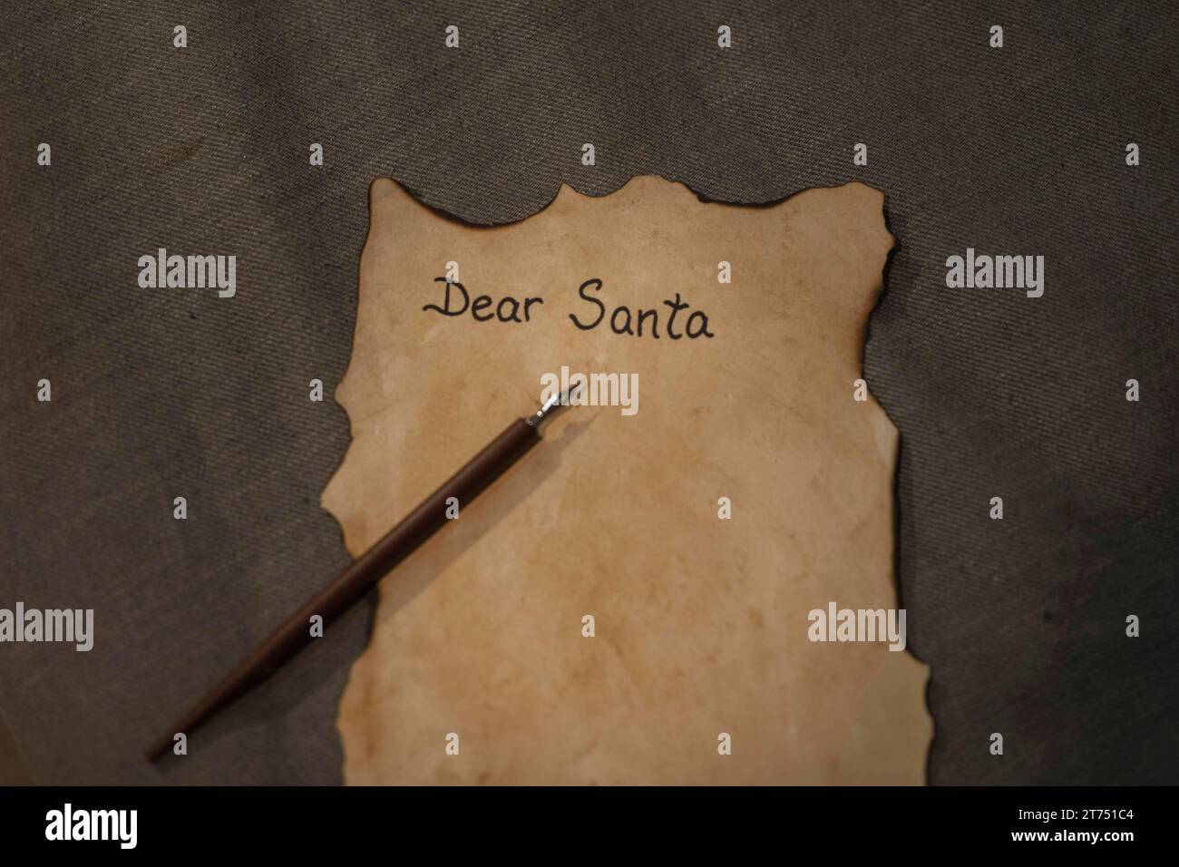 Christmas letter mock up hi-res stock photography and images - Alamy