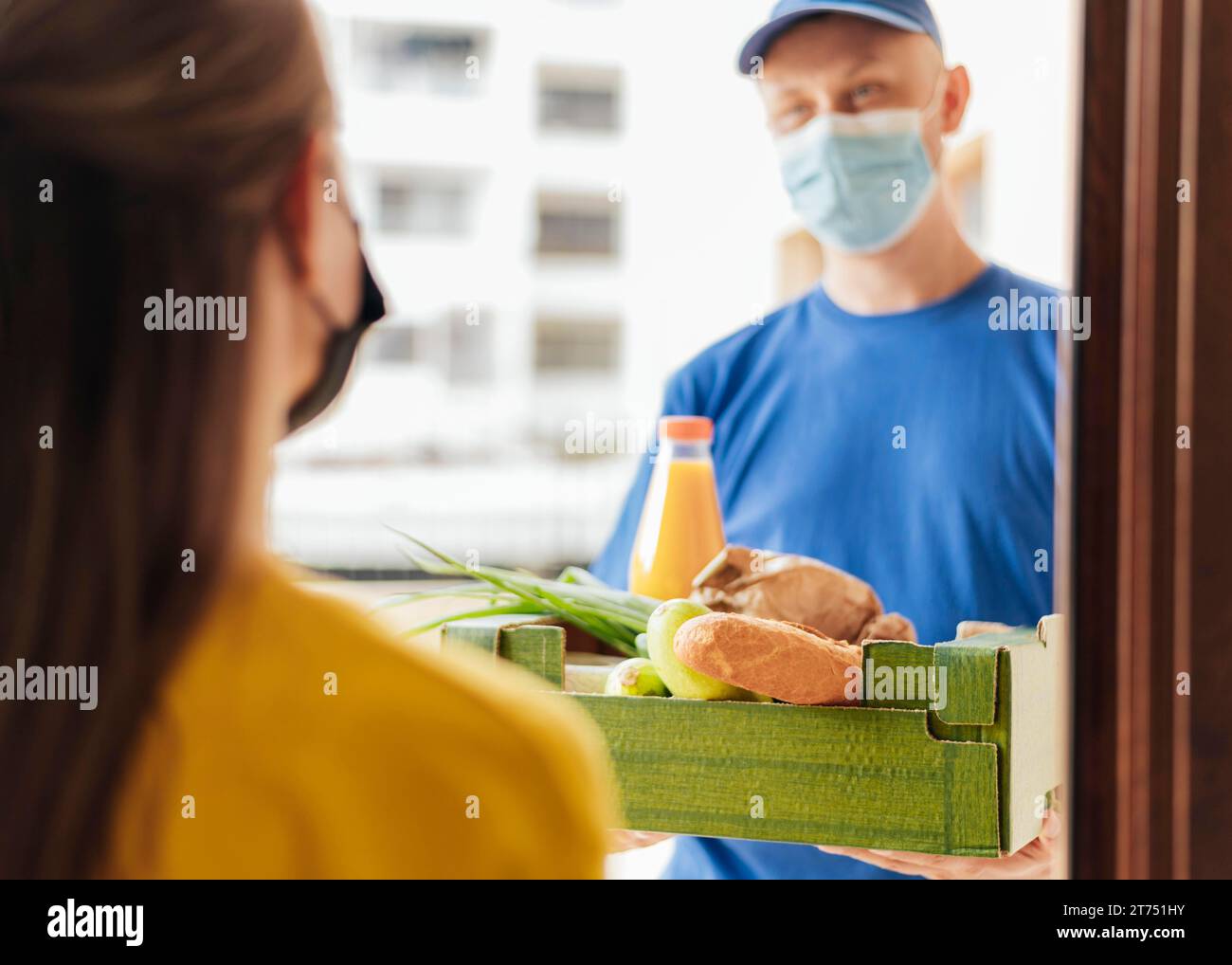 Delivering food to sick hi-res stock photography and images - Alamy