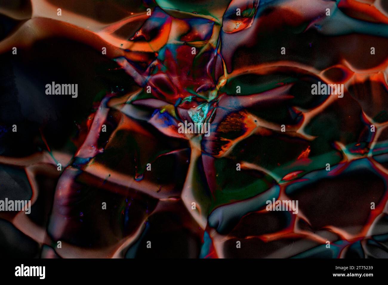 Dark colorful chaotic design pattern background Stock Photo - Alamy