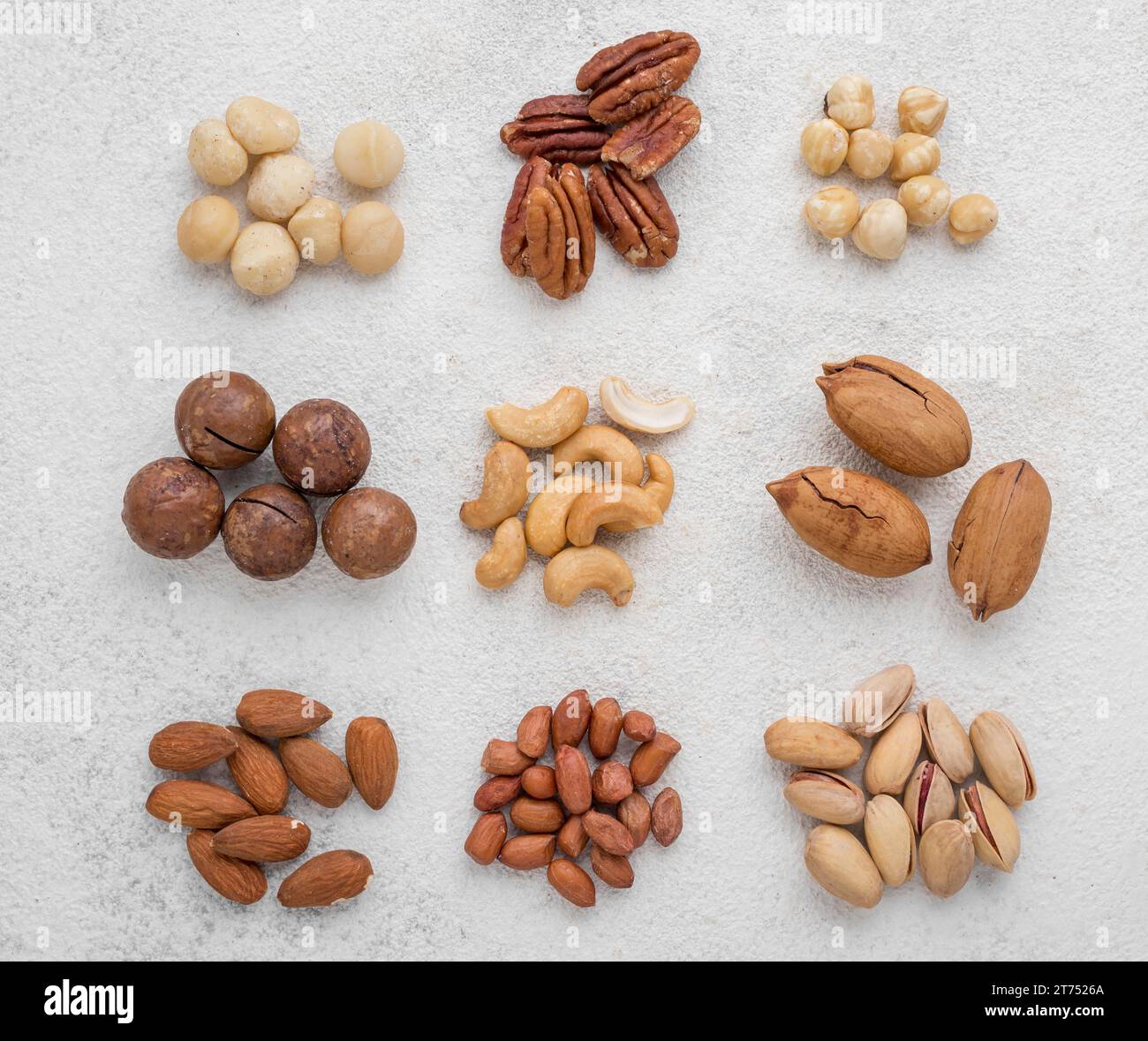 Different kinds nuts piles Stock Photo - Alamy Different kinds nuts piles Stock Photo - Alamy