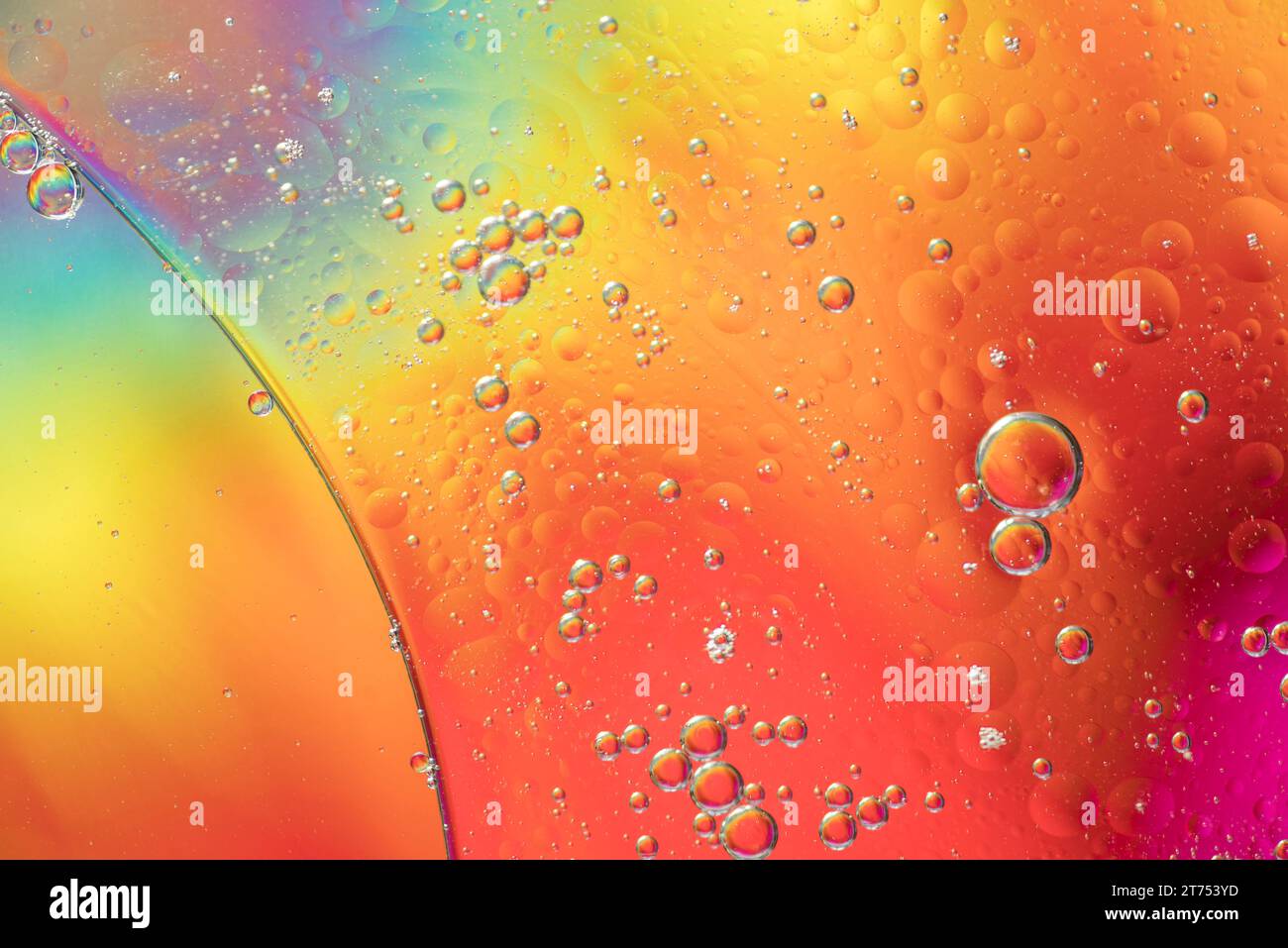 Rainbow abstract bubbles texture Stock Photo - Alamy