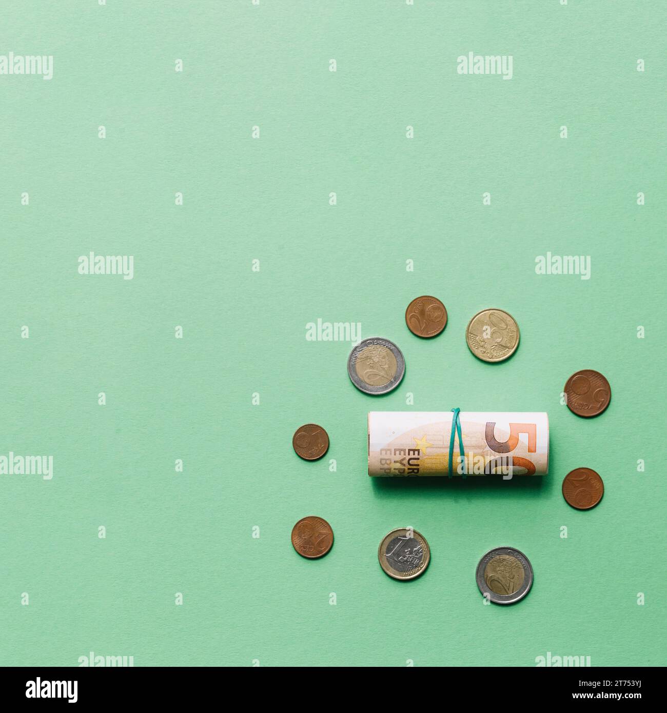 Rolled coins hi-res stock photography and images - Alamy