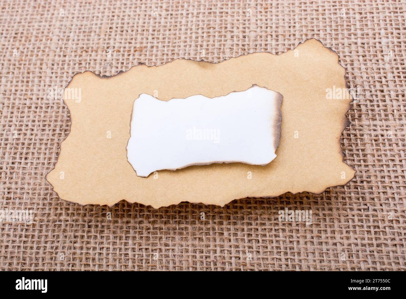 Paper with some burned edges Stock Photo - Alamy