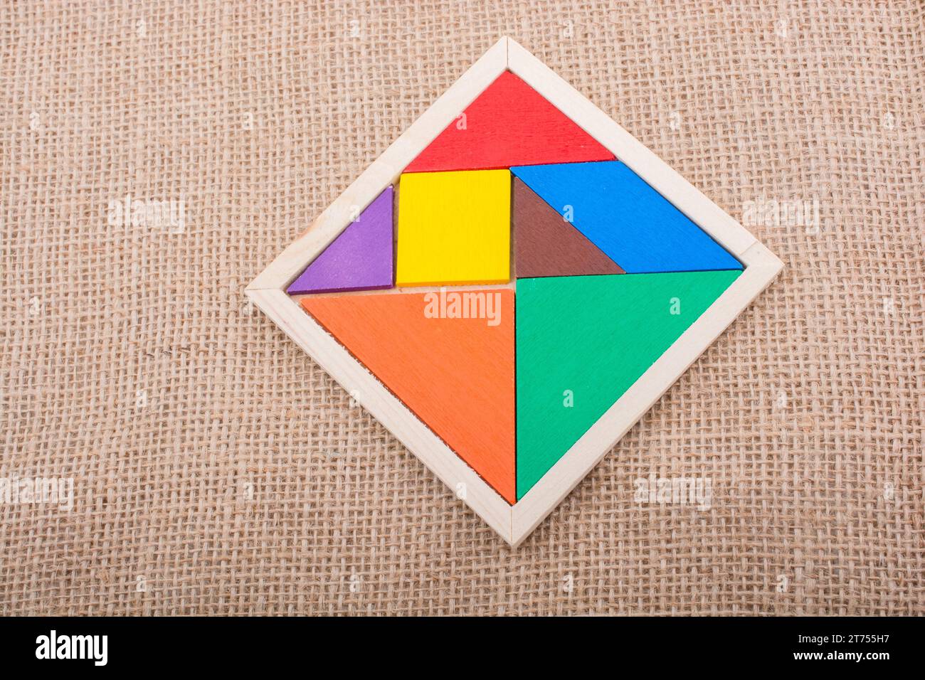 Tangram puzzle hi-res stock photography and images - Alamy