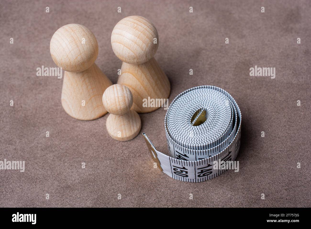 Little tiny man person figurines of family members Stock Photo - Alamy