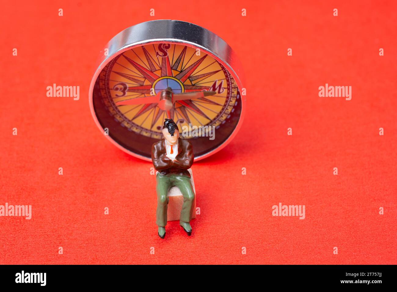 Magnetic compass tool as a concept of traveling and and finding your ...