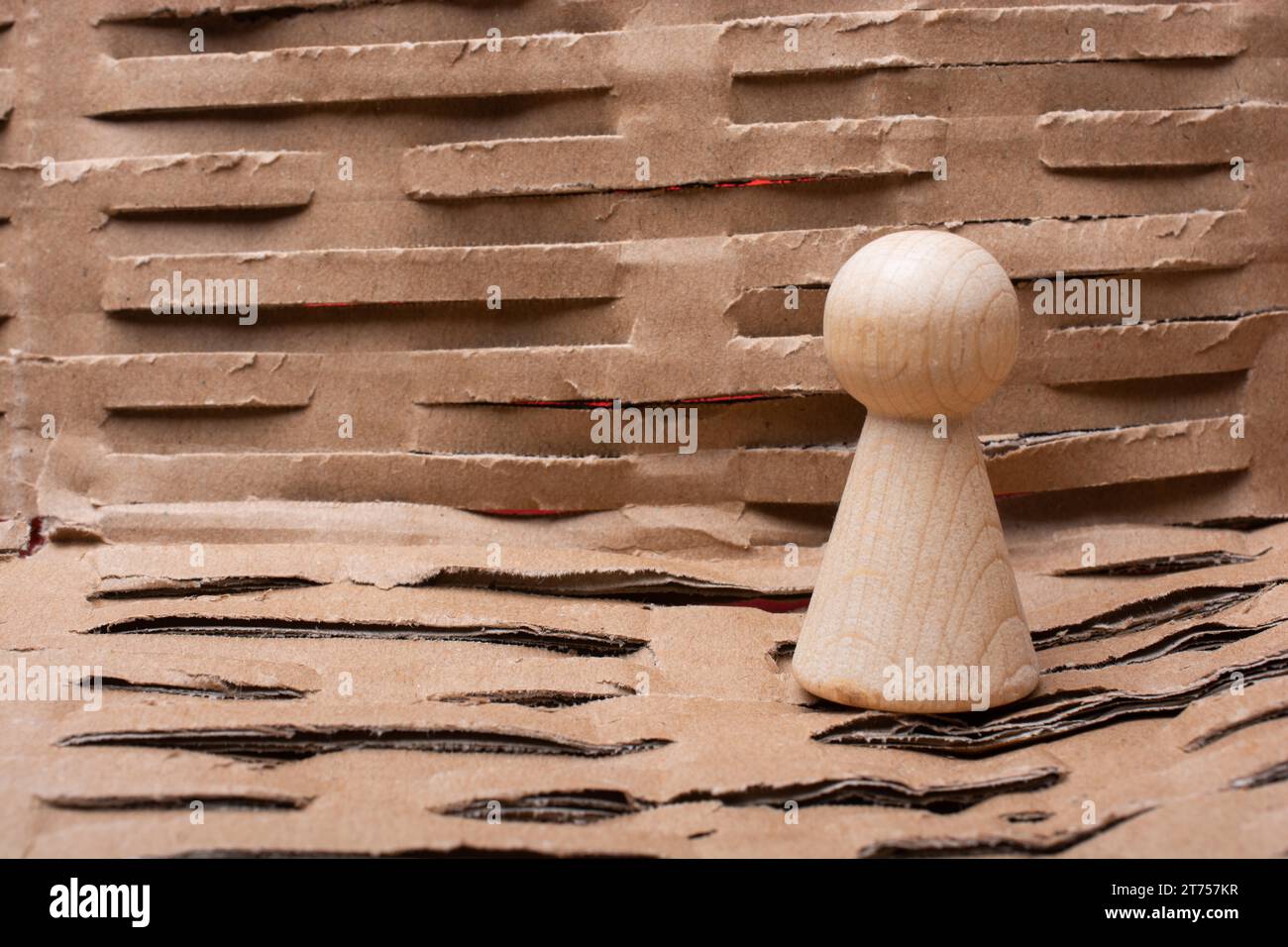 Little tiny man person figurine in view Stock Photo - Alamy