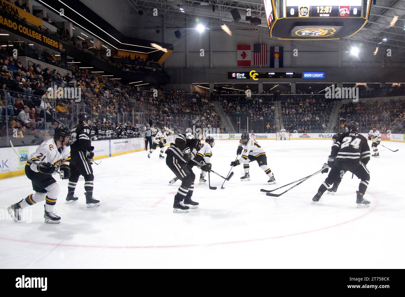 Colorado College ice hockey team plays in Robson Arena on the campus of ...