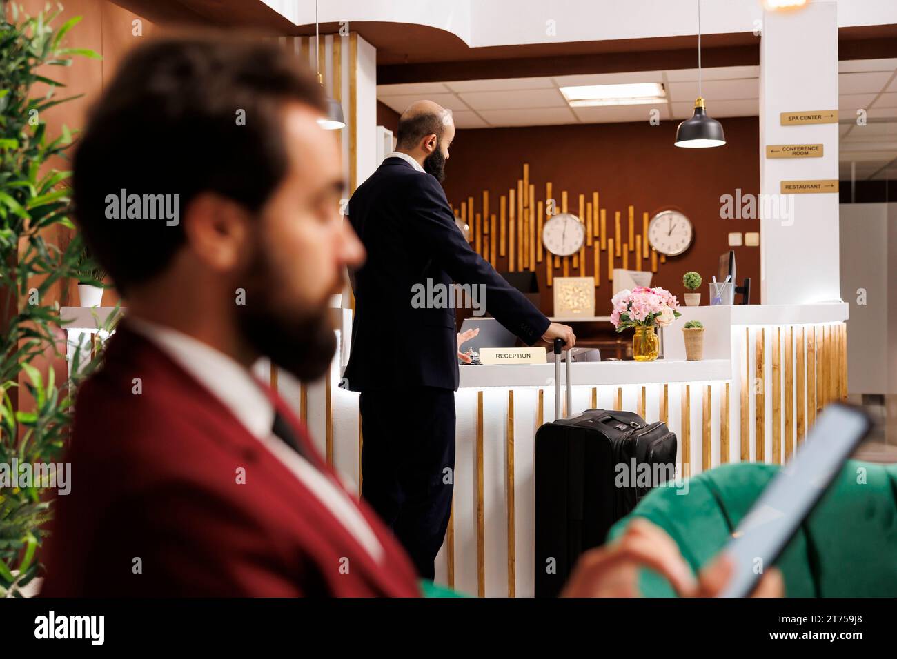 Travel management company staff hi-res stock photography and images - Alamy