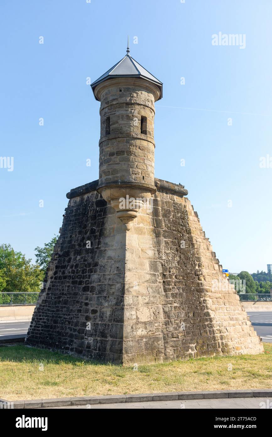 Spanish turret Fort Verlorenkost, Boulevard d'Avranches, Bonnevoie-Nord ...