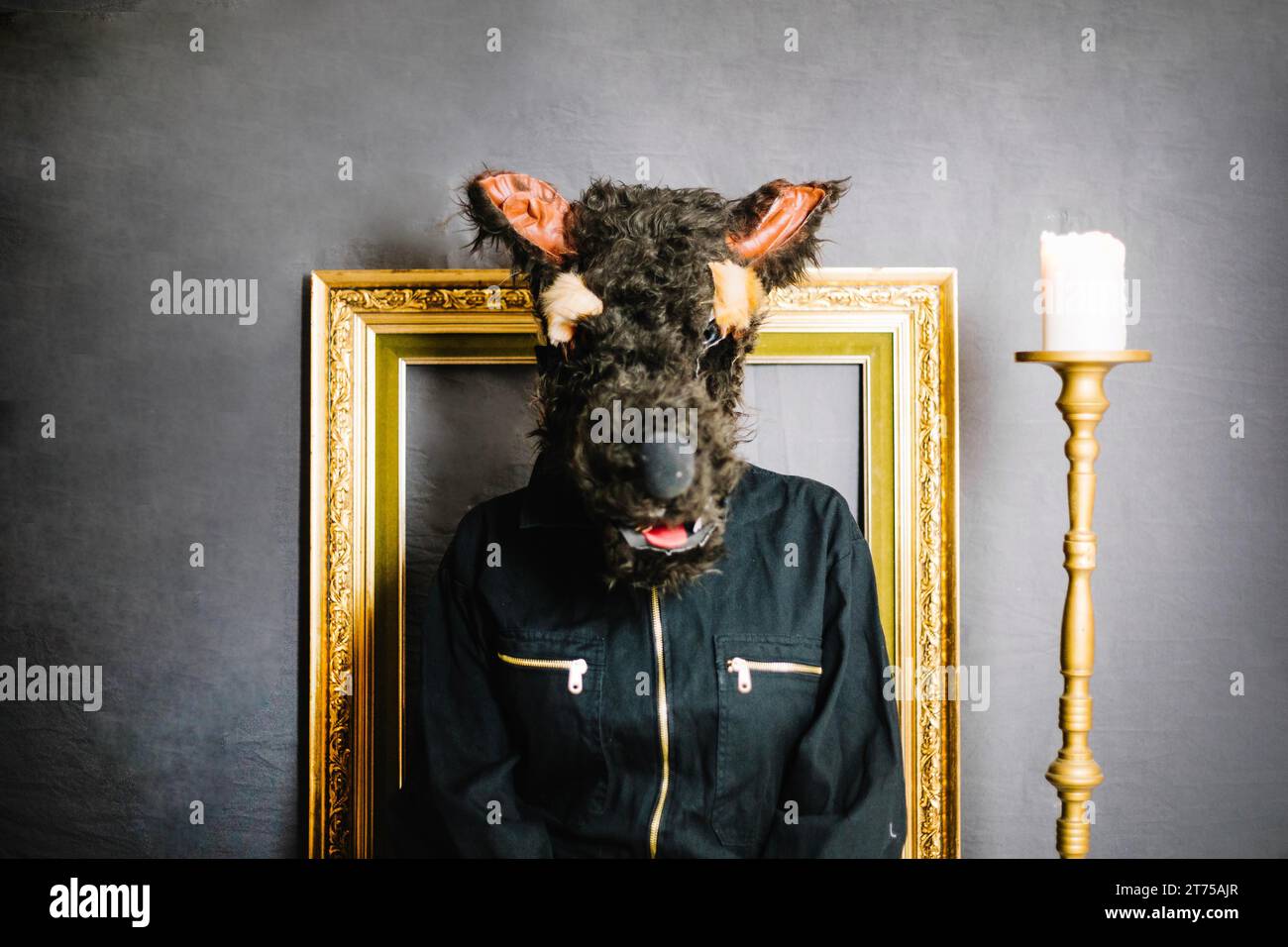 Monster front frame Stock Photo - Alamy