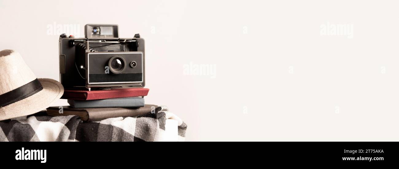 Old camera frame with copy space Stock Photo - Alamy