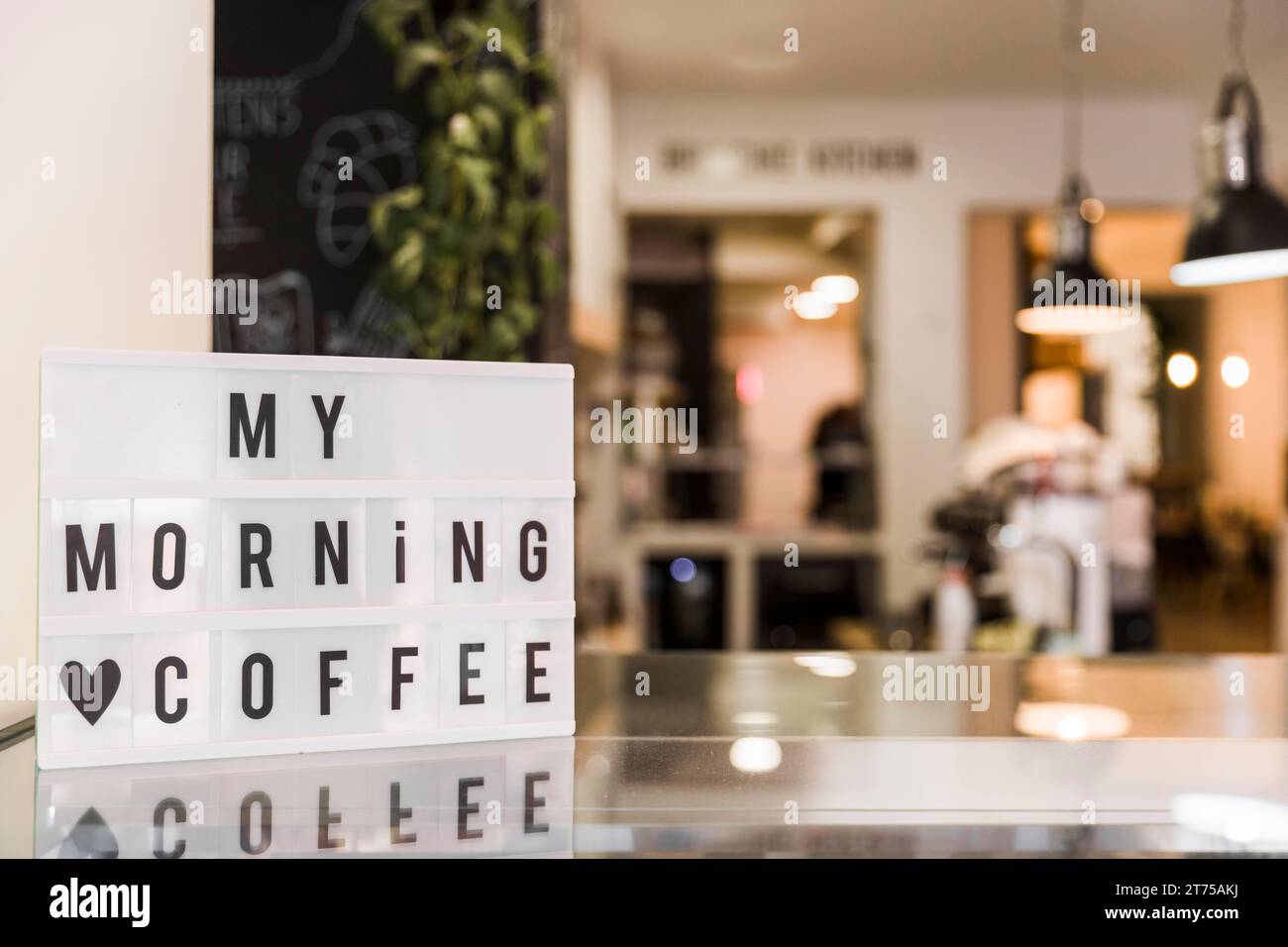 Coffee one sign hi-res stock photography and images - Alamy
