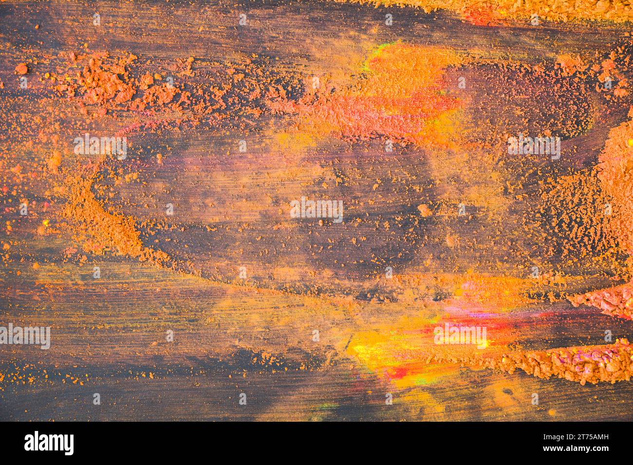 Orange bright powder table Stock Photo - Alamy