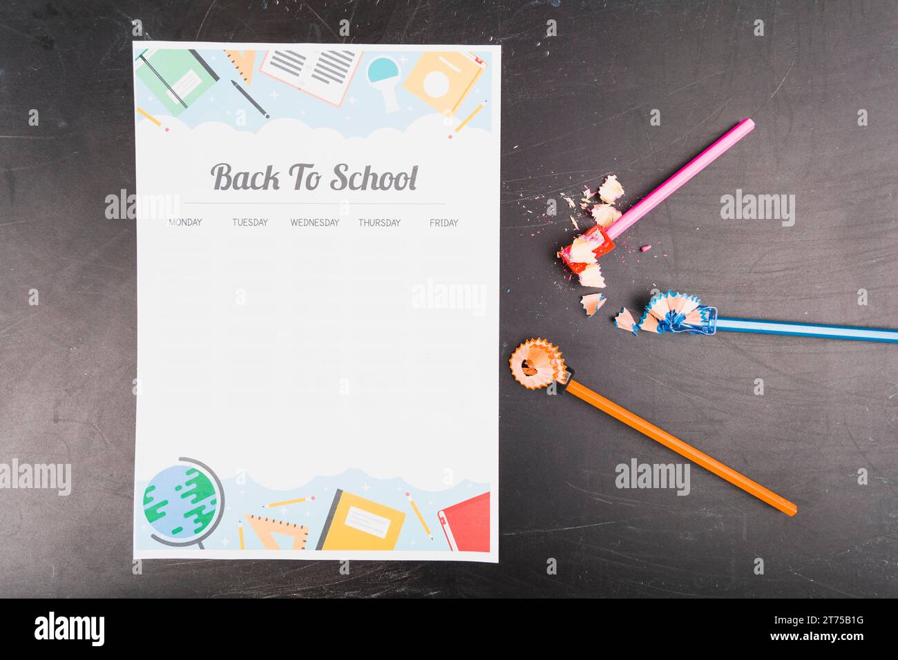 School form timetable Stock Photo - Alamy