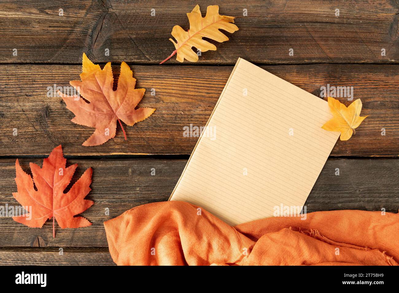 Top view old empty notebook mock up Stock Photo - Alamy Top view old empty notebook mock up Stock Photo - Alamy