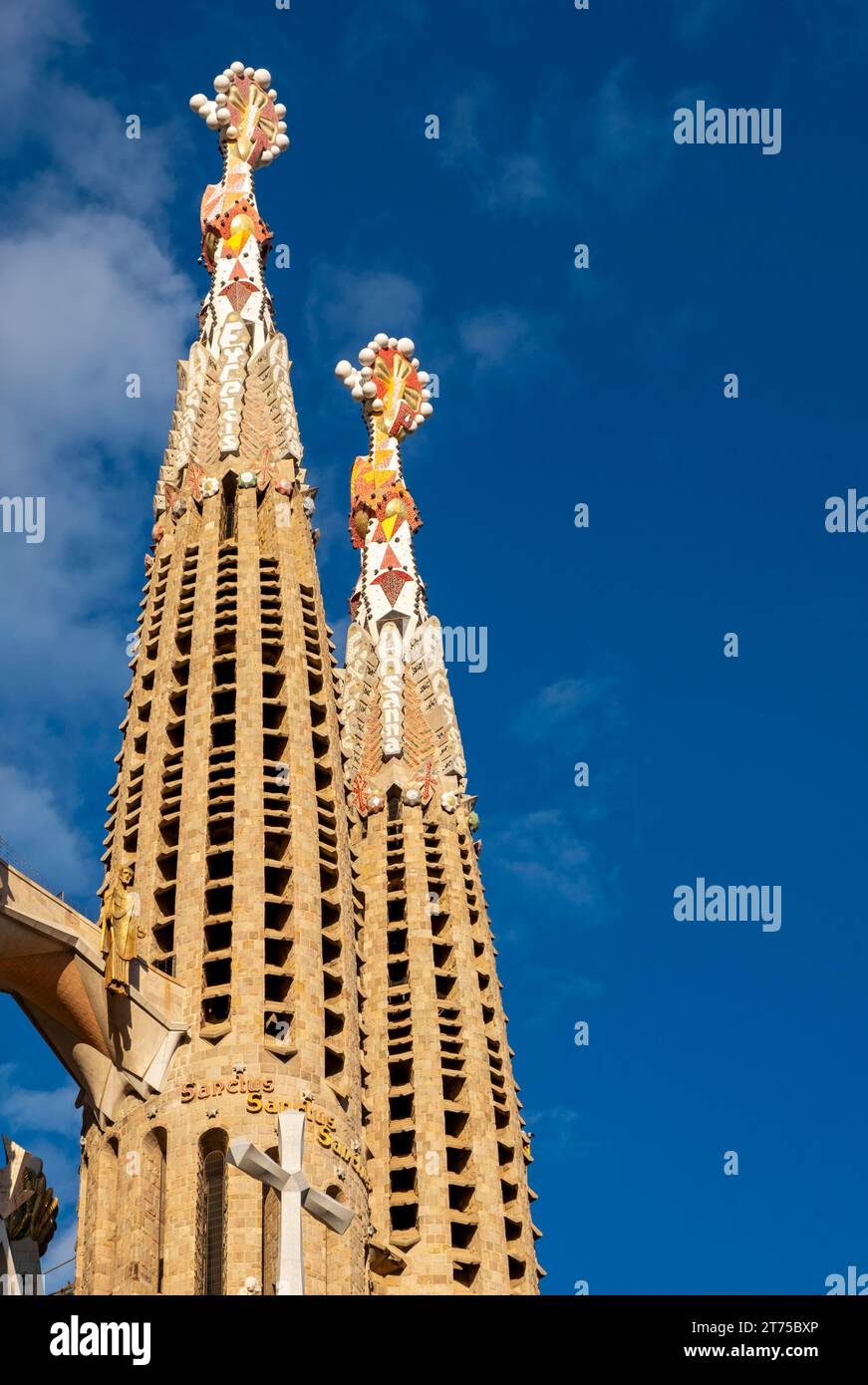 Sagrada familia spire hi-res stock photography and images - Alamy