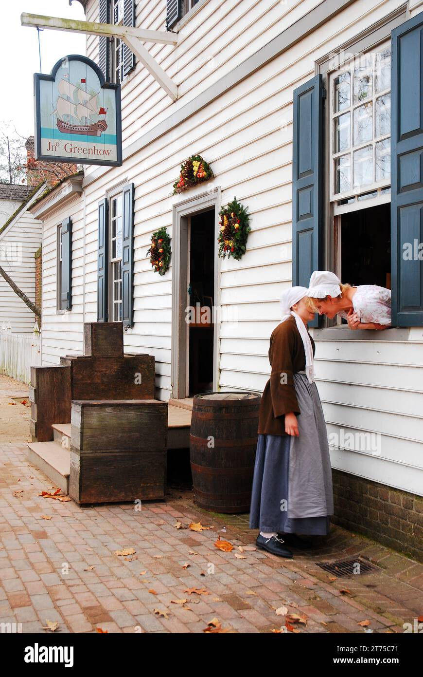 Colonial reenactment williamsburg hi-res stock photography and images ...