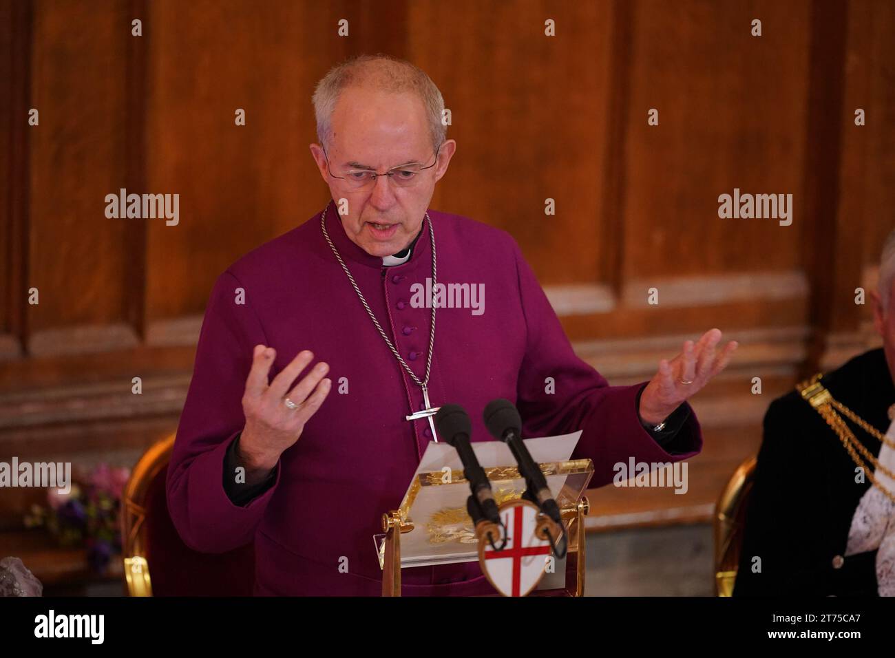 The Archbishop of Canterbury Justin Welby speaks at the annual Lord ...