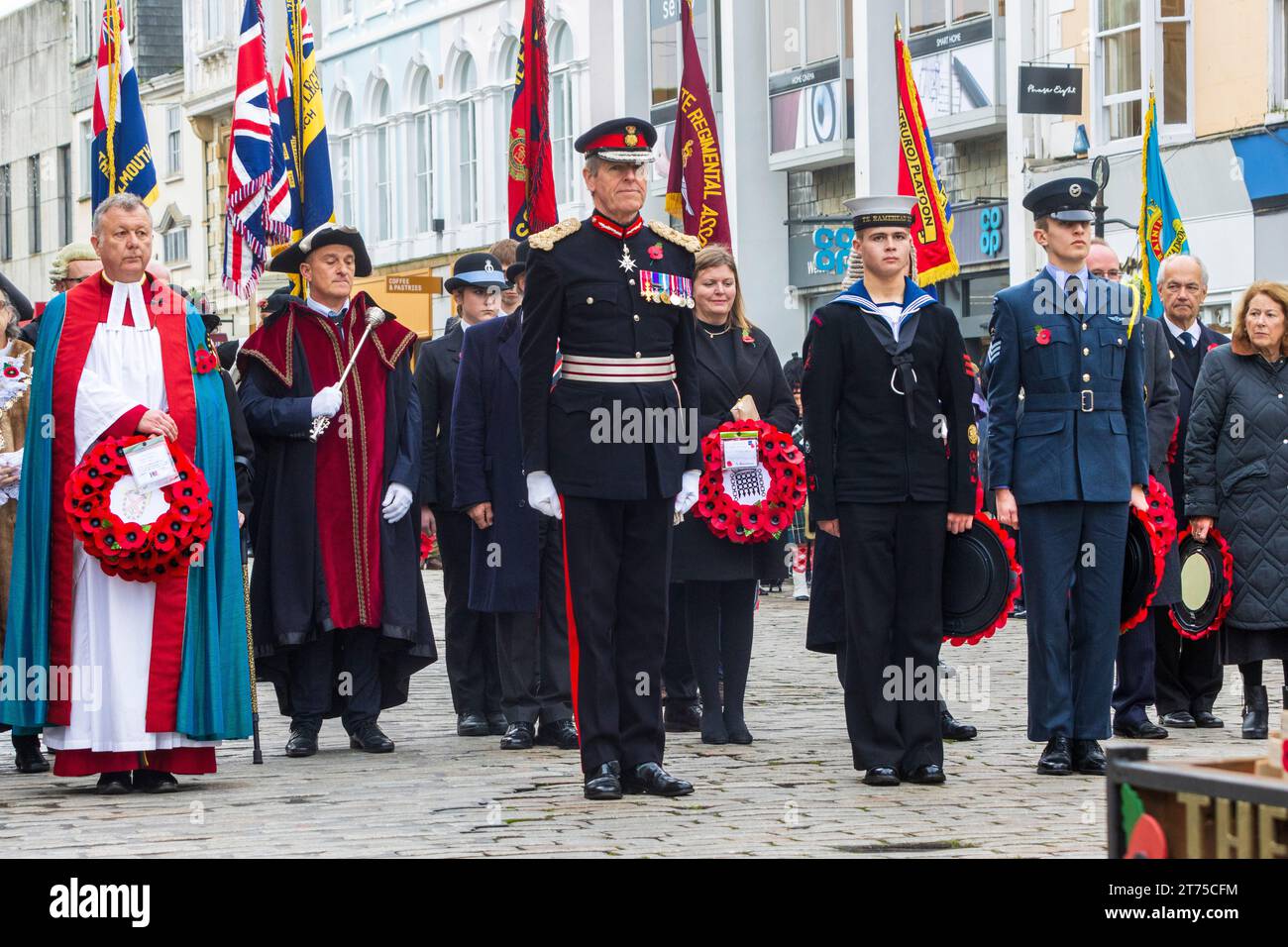 Cornwall remembers the fallen during remembrance Sunday in Truro 2023 ...