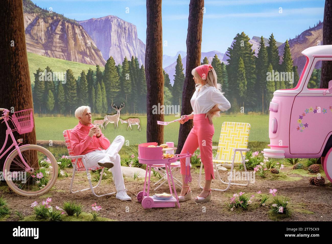 Barbie From Left Ryan Gosling Margot Robbie 2023 Ph Jaap