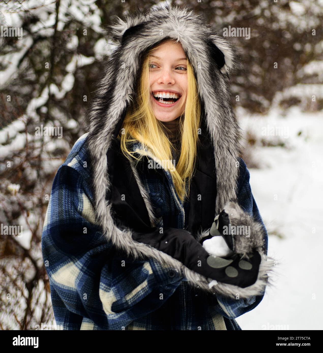 Model winter skin hi-res stock photography and images - Alamy