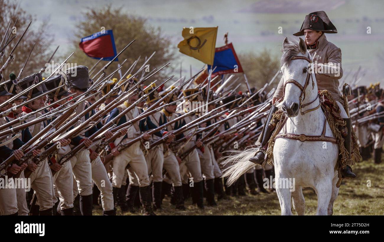 NAPOLEON, Joaquin Phoenix as Napoleon Bonaparte, 2023. ph: Kevin Baker ...