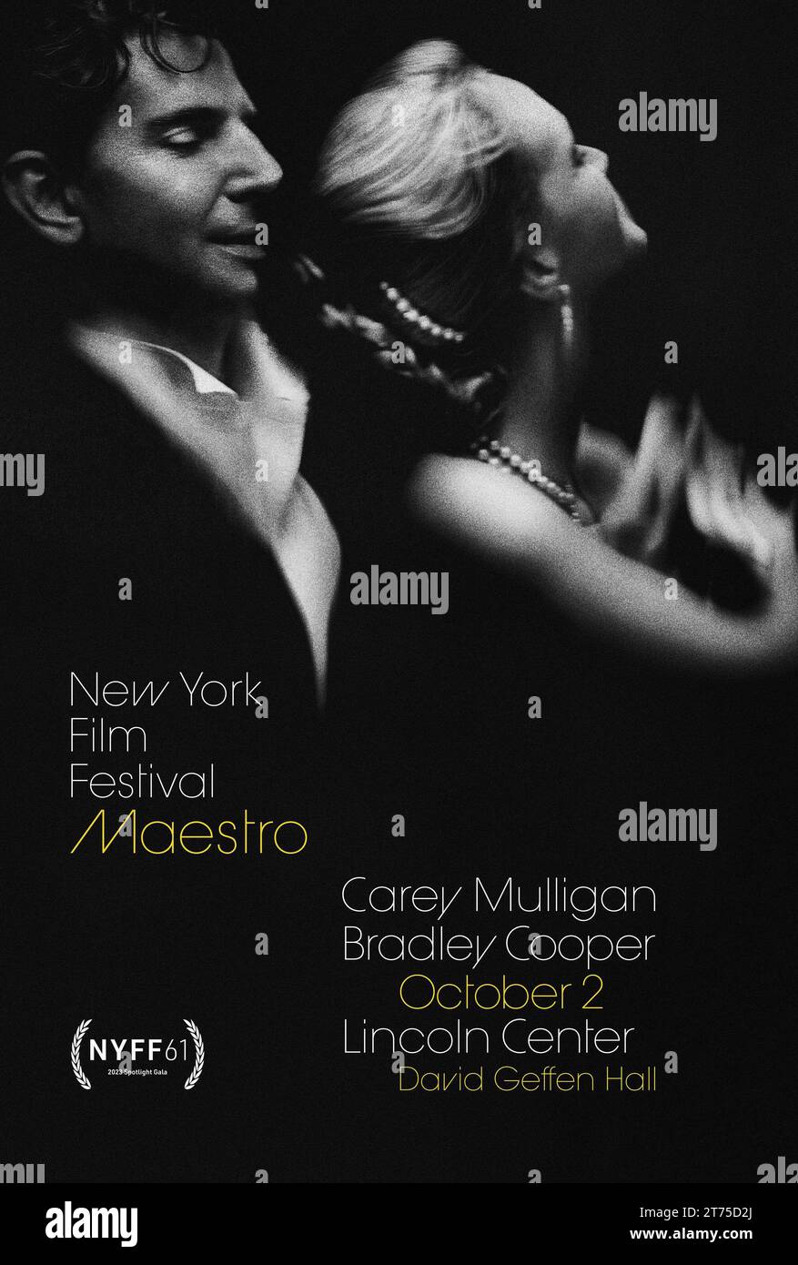 MAESTRO, special New York Film Festival poster, from left: Bradley Cooper as Leonard Bernstein ...