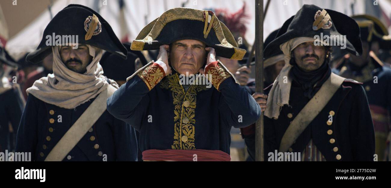 NAPOLEON, Joaquin Phoenix as Napoleon Bonaparte, 2023. © Sony Pictures ...