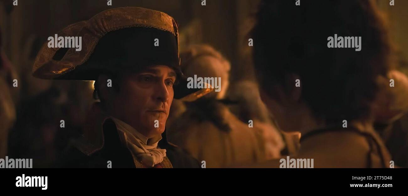 NAPOLEON, from left: Joaquin Phoenix as Napoleon Bonaparte, Vanessa ...