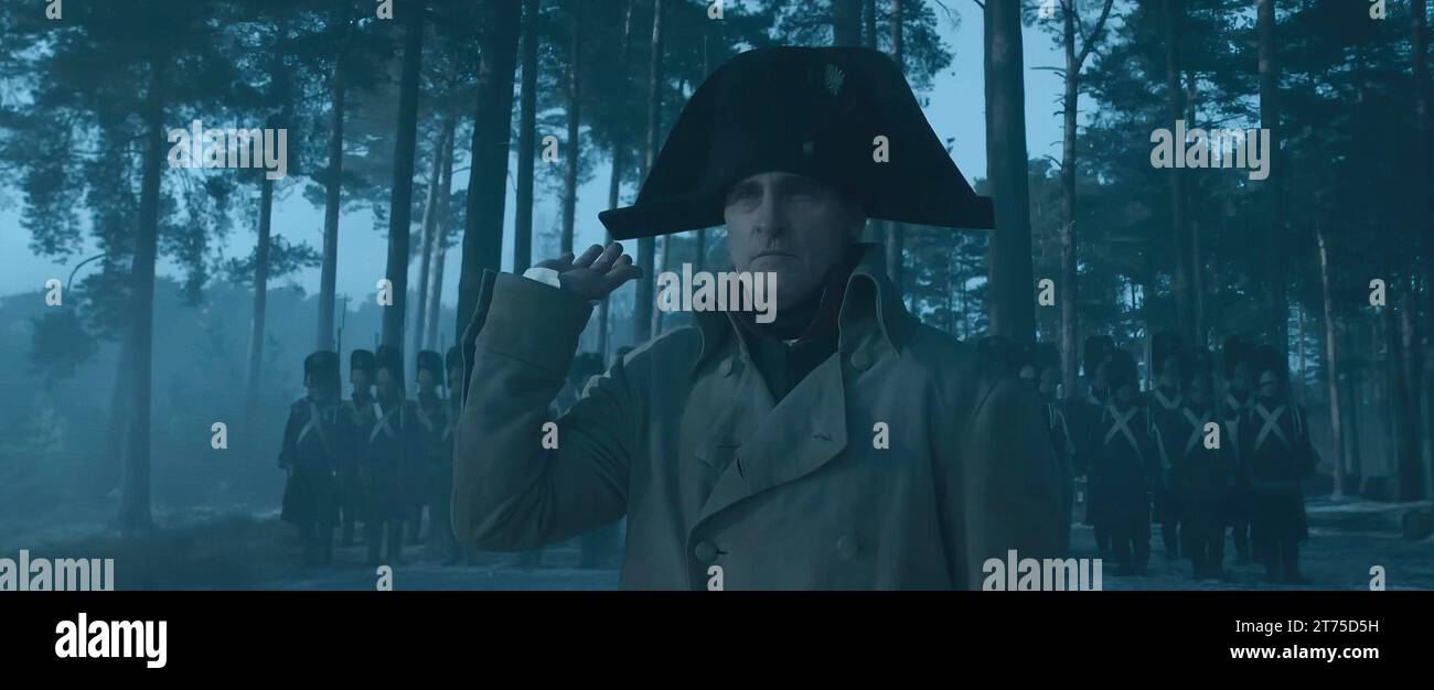 NAPOLEON, Joaquin Phoenix as Napoleon Bonaparte, 2023. © Sony Pictures ...