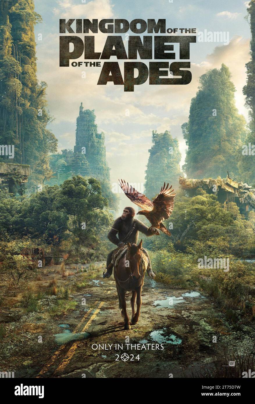 KINGDOM OF THE PLANET OF THE APES, advance poster, Noa (voice: Owen ...