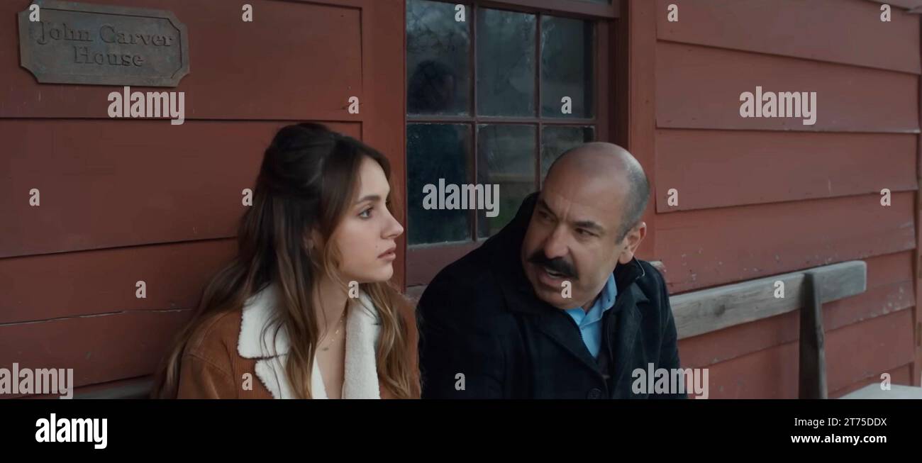 THANKSGIVING, from left: Nell Verlaque, Rick Hoffman, 2023. © TriStar ...