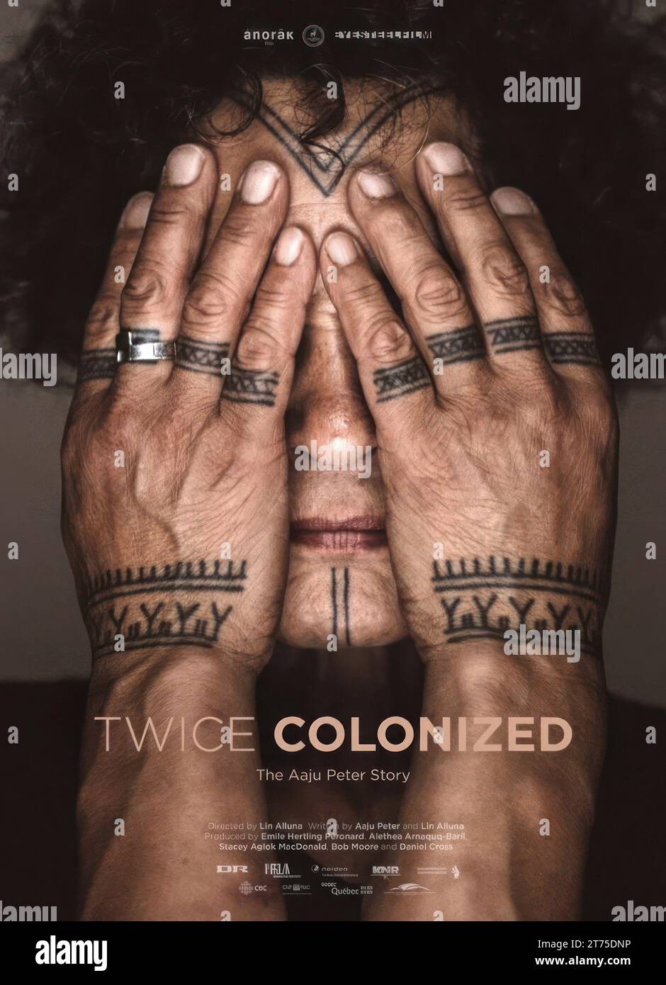 TWICE COLONIZED, poster, Aaju Peter, 2023. © Film Movement / Courtesy ...