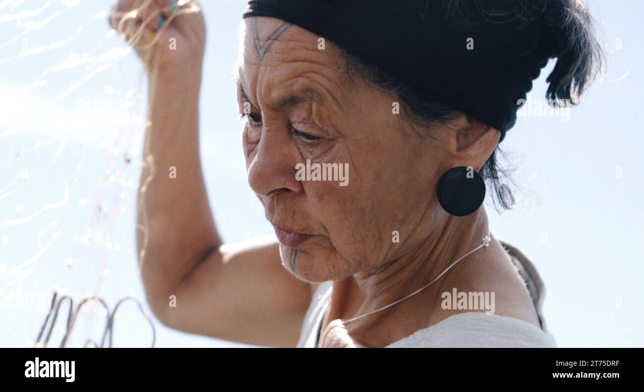 TWICE COLONIZED, poster, Aaju Peter, 2023. © Film Movement / Courtesy ...