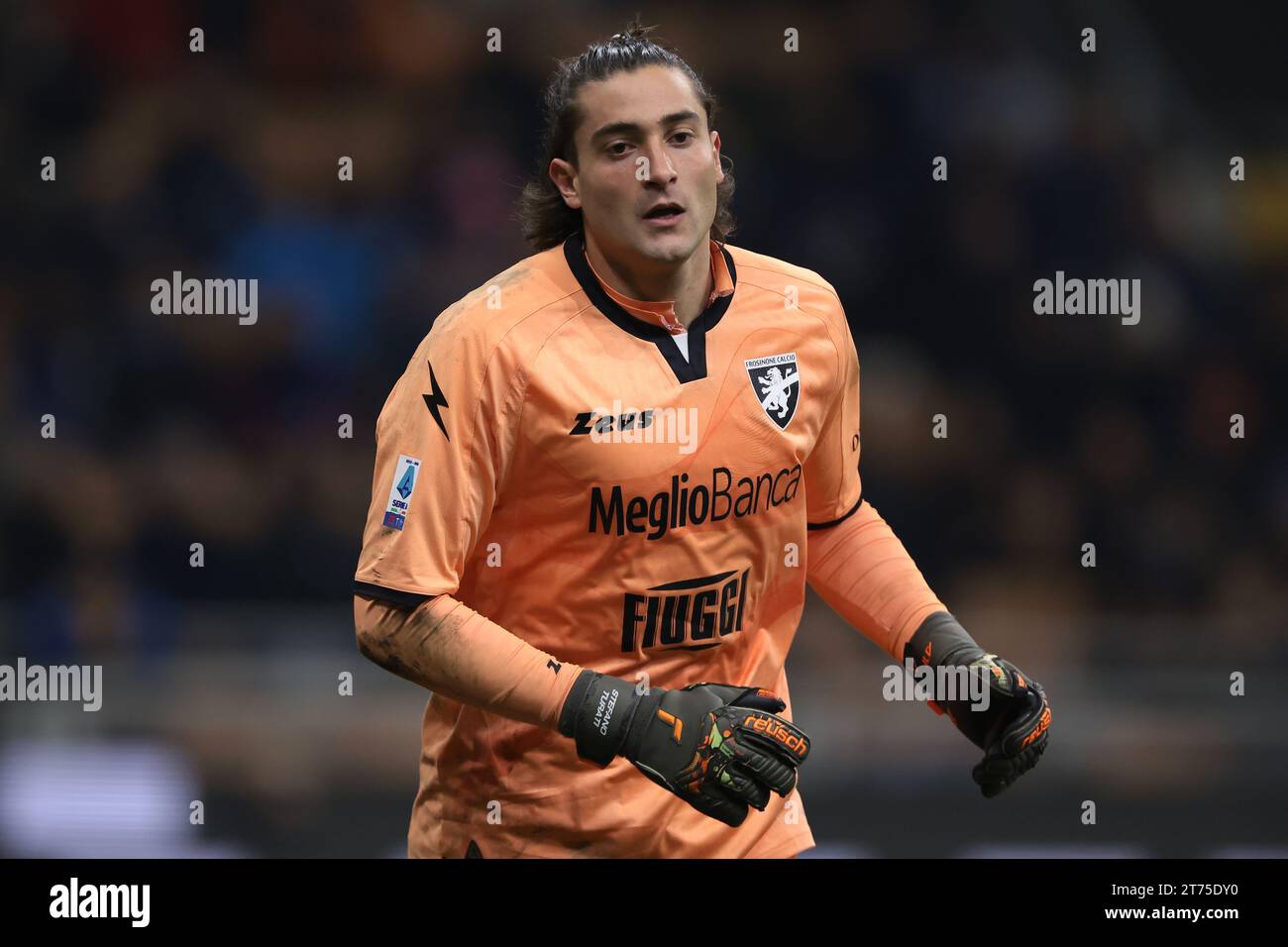Milan, Italy. 12th Nov, 2023. Stefano Turati of Frosinone Calcio during ...