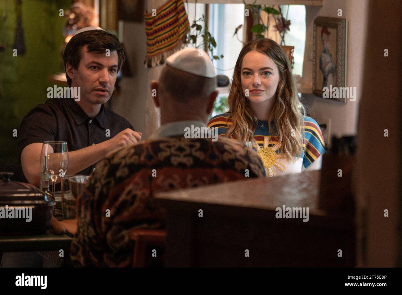 THE CURSE, from left: Nathan Fielder, Corbin Bernsen, Emma Stone, Land of Enchantment', (Season ...