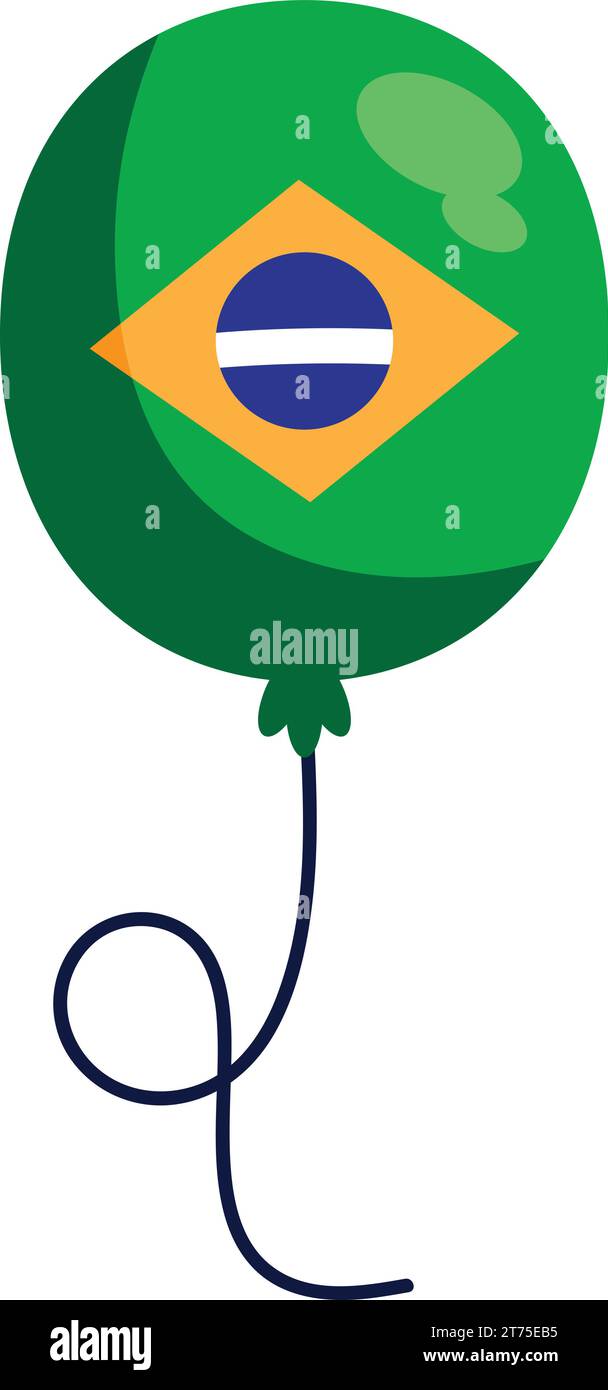 brazil balloon illustration vector isolated Stock Vector Image & Art ...