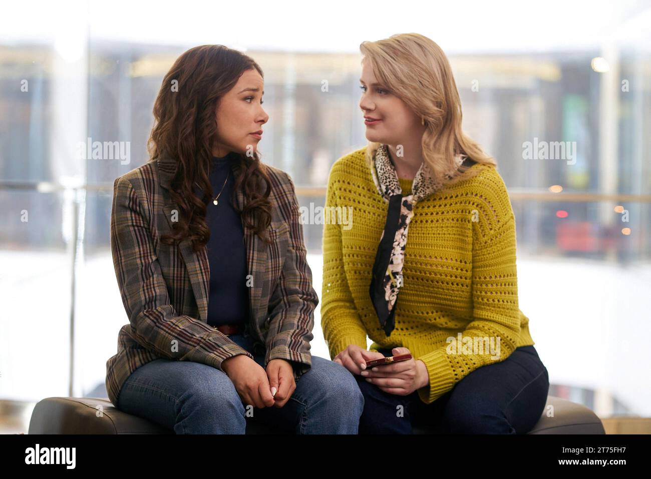 UNDER THE CHRISTMAS SKY, from left: Jessica Parker Kennedy, Sarah Luby ...