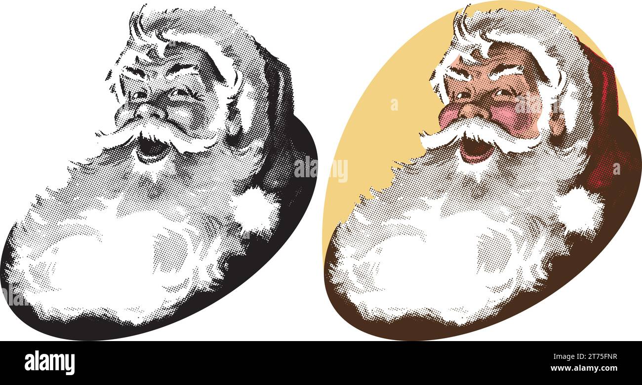 Portrait of saint nick Stock Vector Images - Alamy